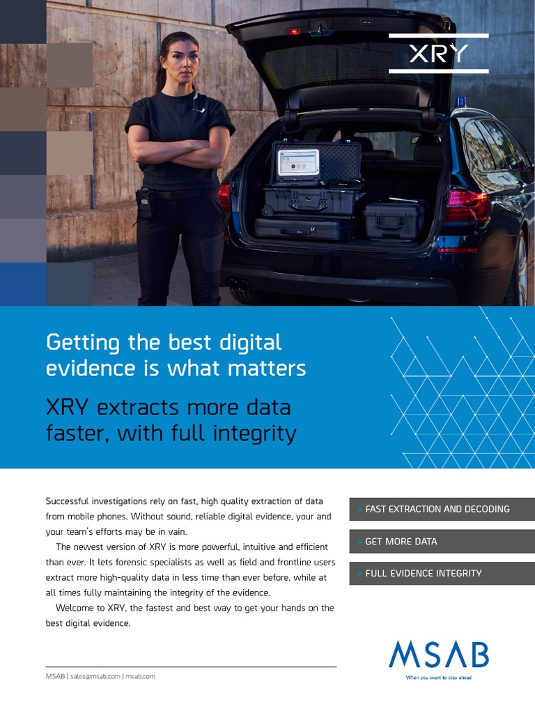 XRY Product Sheet en Digital | PDF | Cloud Computing | Digital Technology