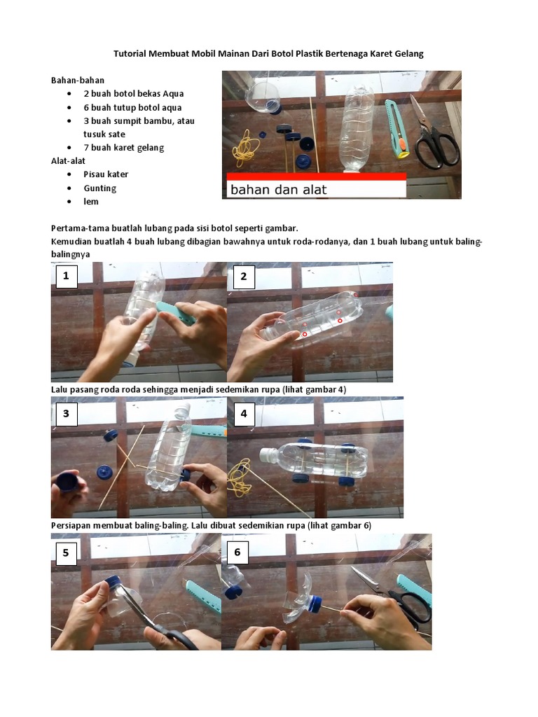 Mobil Mainan Dari Botol Plastik Bertenaga Karet Gelang Pdf