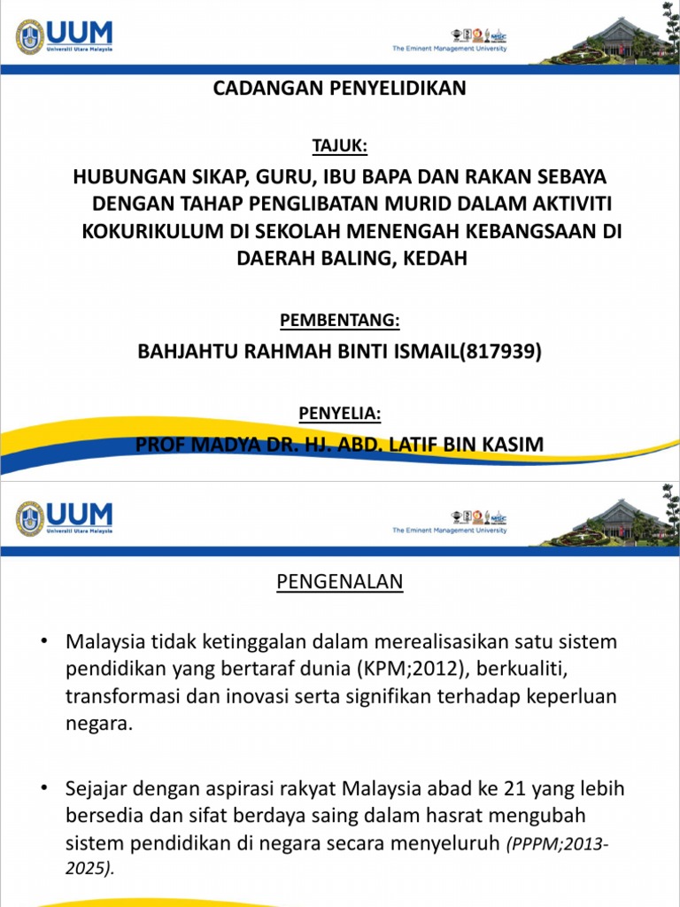 Template Powerpoint Uum | PDF