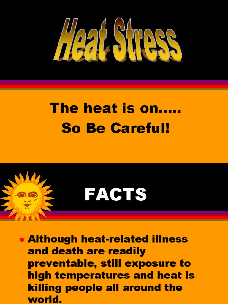 Heat Stress | PDF | Hyperthermia | Hypothermia