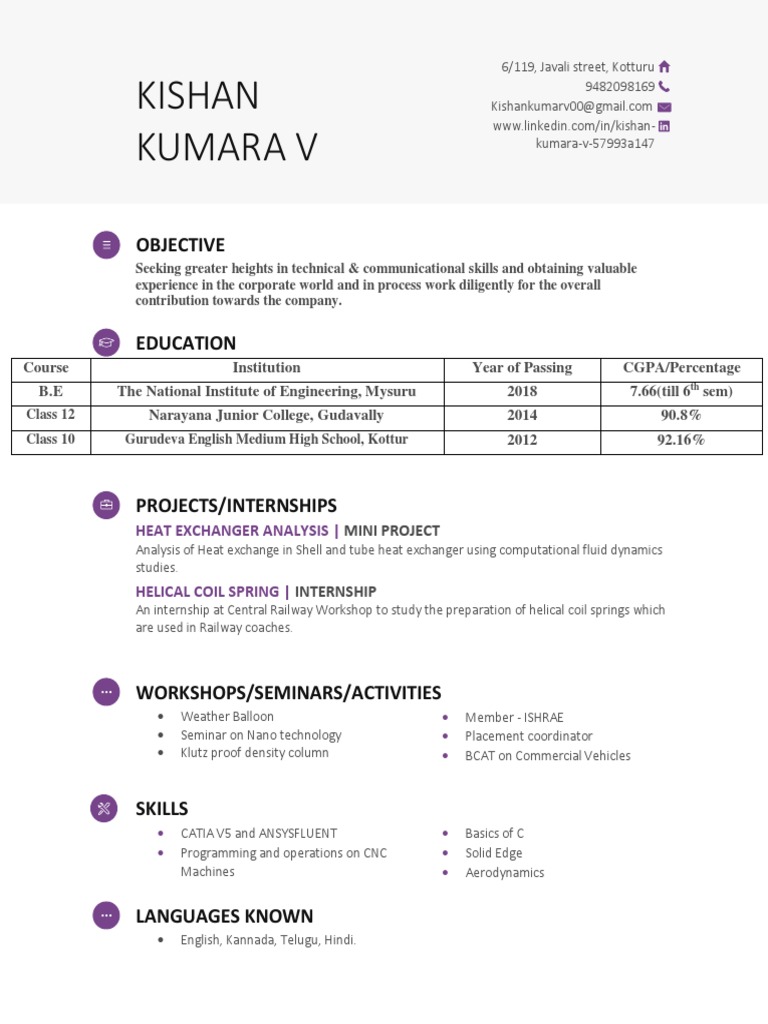 Kishan Resume Cat | PDF
