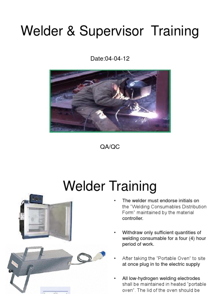 Welder Training | PDF | Welding | Construction