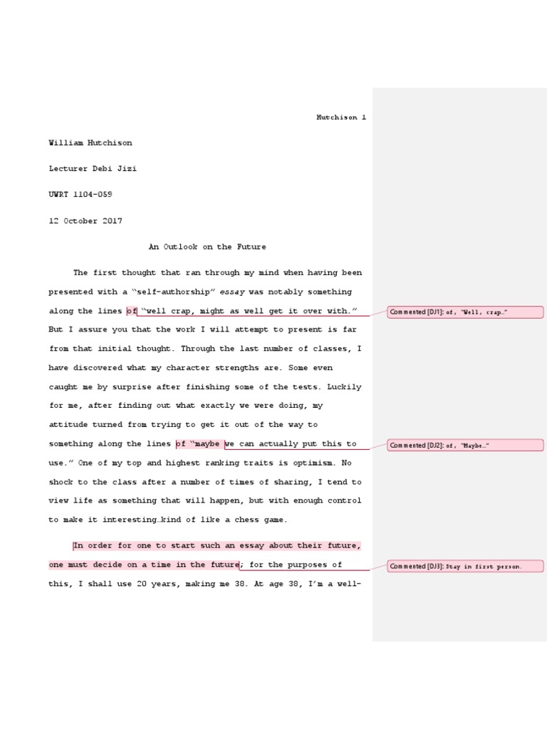 Self Authoring Draft | PDF