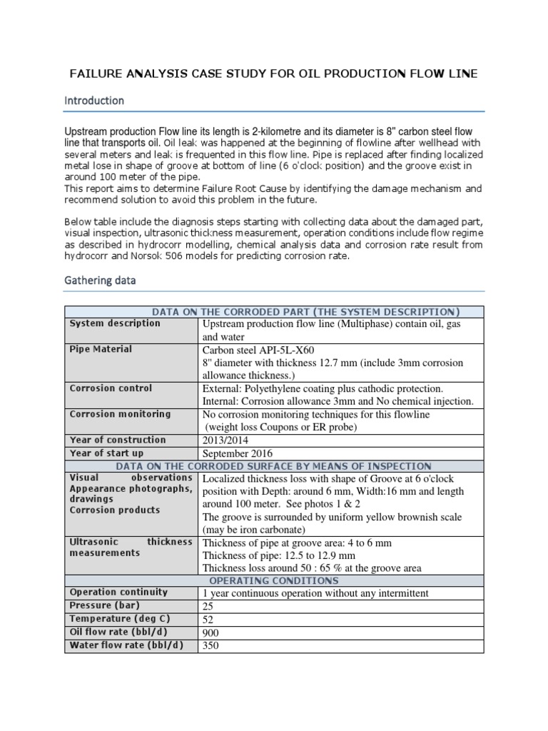 Corrosion Case Study | PDF | Bicarbonate | Corrosion