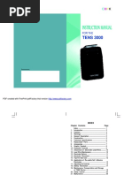 TENS Unit Manual | PDF