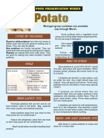 U.S. Standards for Potato Grades | PDF | Potato | Pound (Mass)