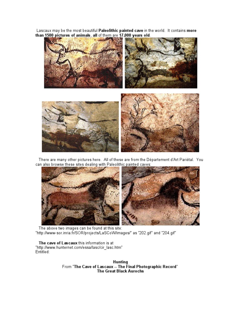 Lascaux May Be The Most Beautiful Paleolithic Painted Cave in The World ...