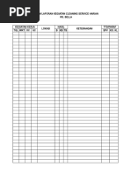 Daftar Absen Petugas Cleaning Service | PDF