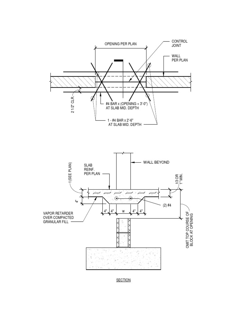 Slab Reinf Detail | PDF