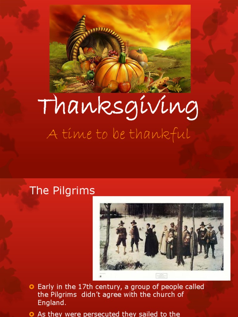 The Story of Thanksgiving Reading Comprehension Exercises - 74845 | PDF ...