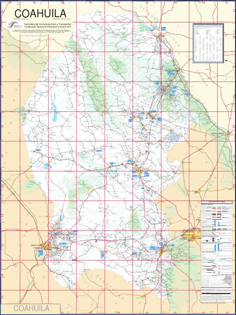 Mapa Coahuila | PDF
