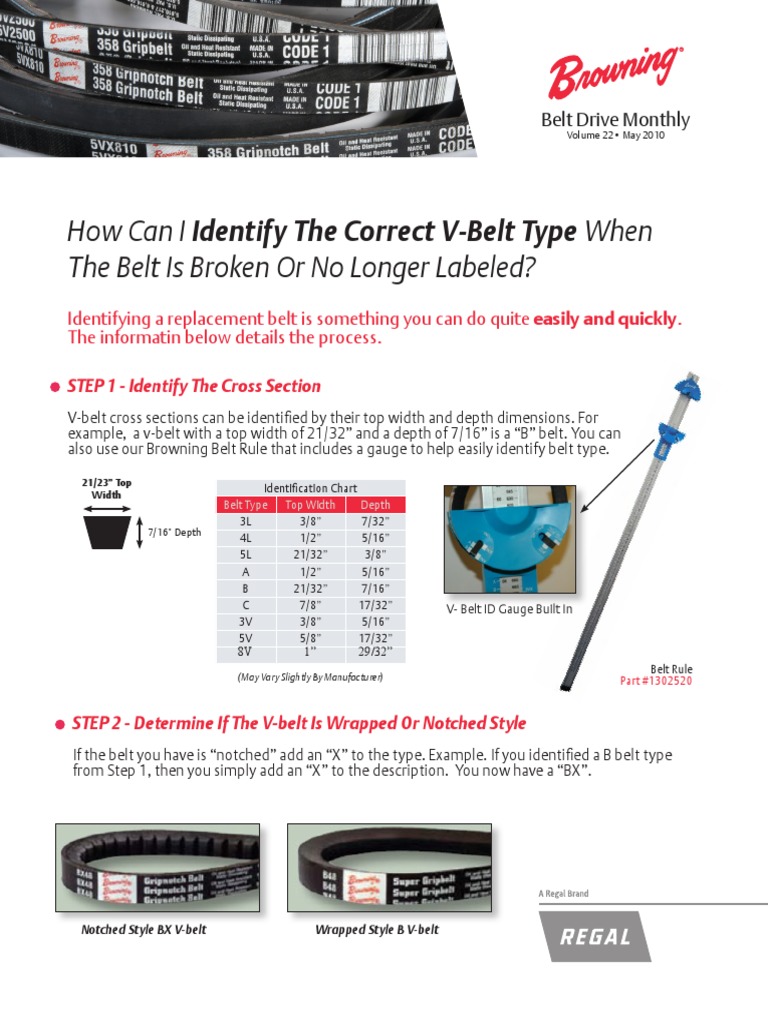 V Belt Length | PDF | Belt (Mechanical) | Manufactured Goods