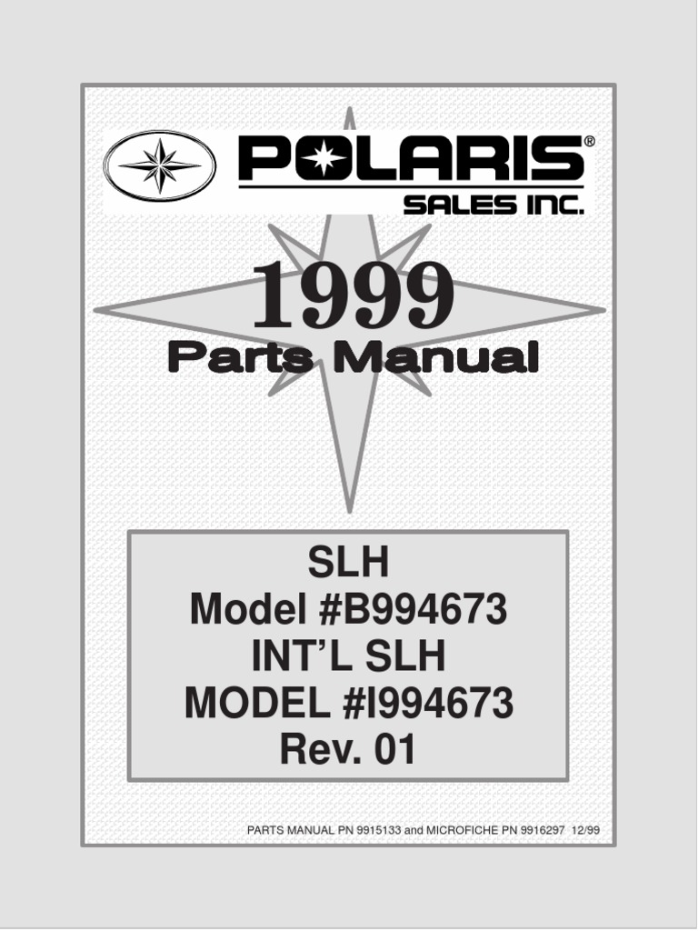 99 SLH 700 Part Manual | PDF