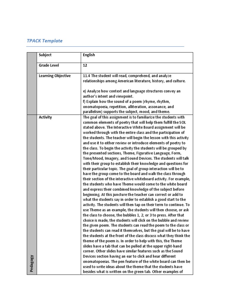 Interactive Poetry Analysis Activity | PDF | Poetry | Linguistics