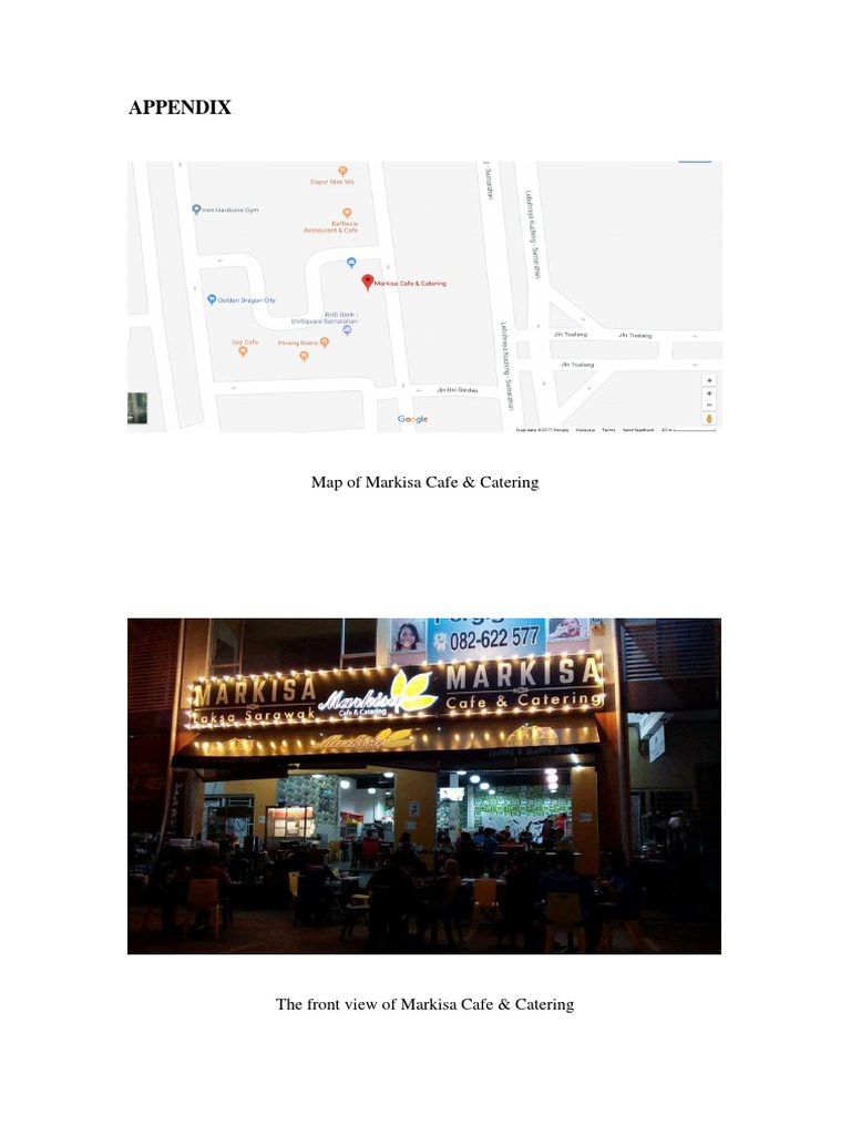 Markisa Cafe & Catering Overview | PDF