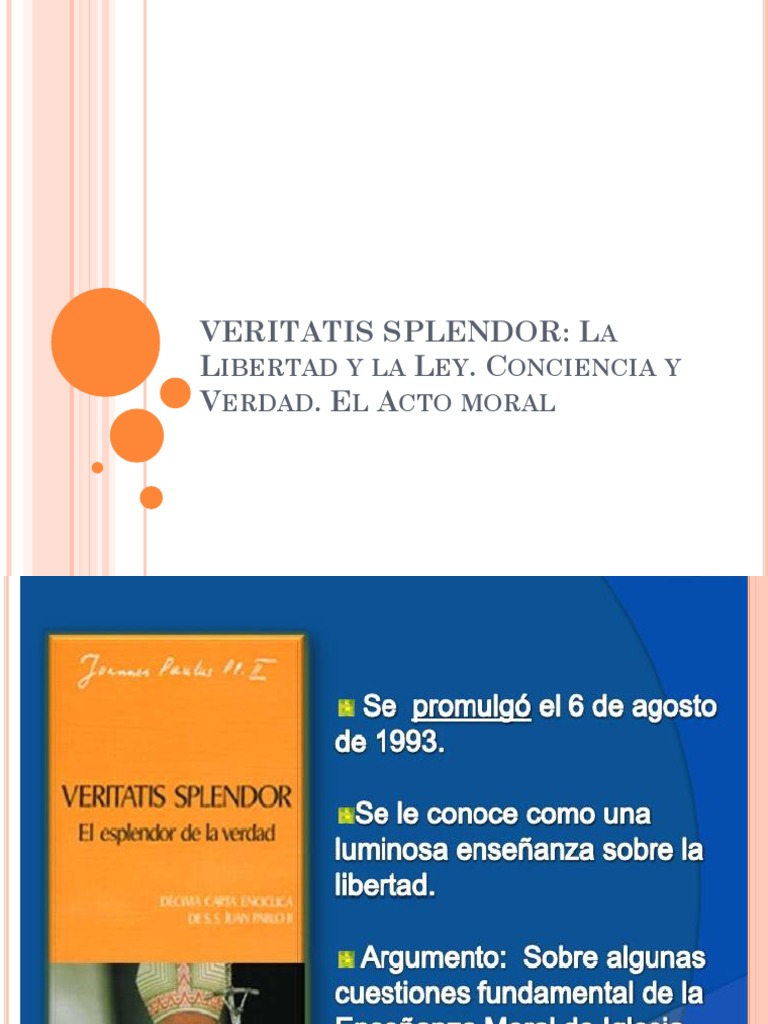 Veritatis Splendor | PDF
