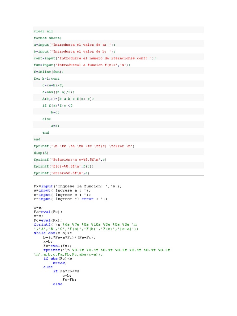 Codigos Matlab | PDF