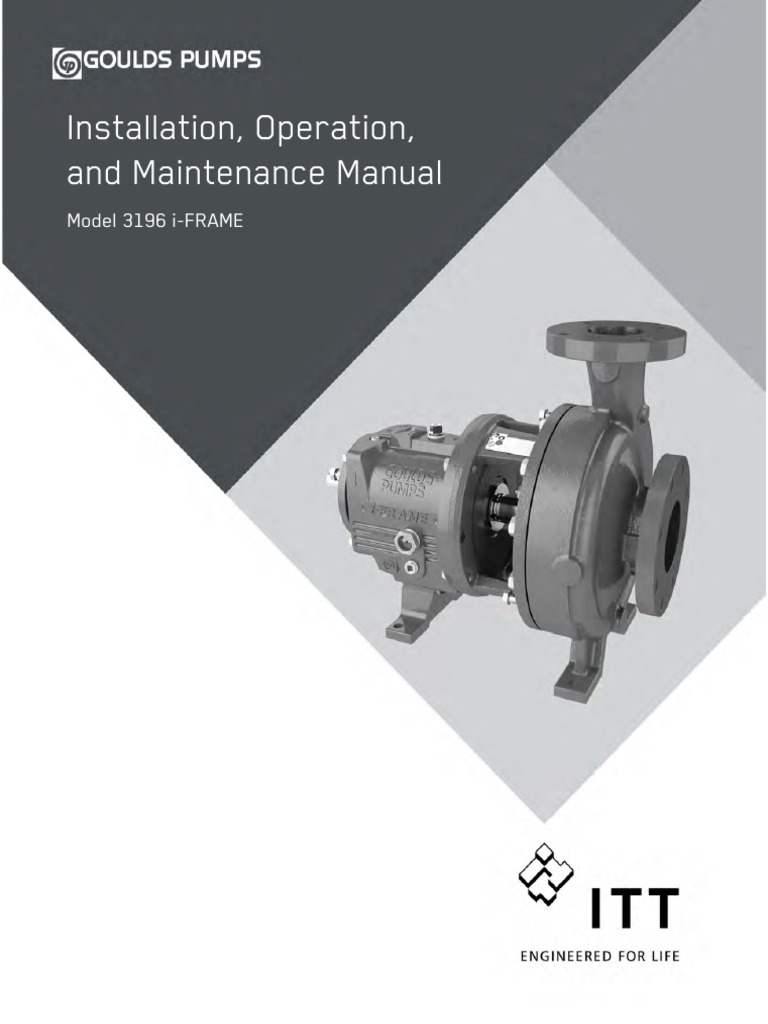 Centrifugal Pump Installation Operation Maintenance | Download Free PDF ...