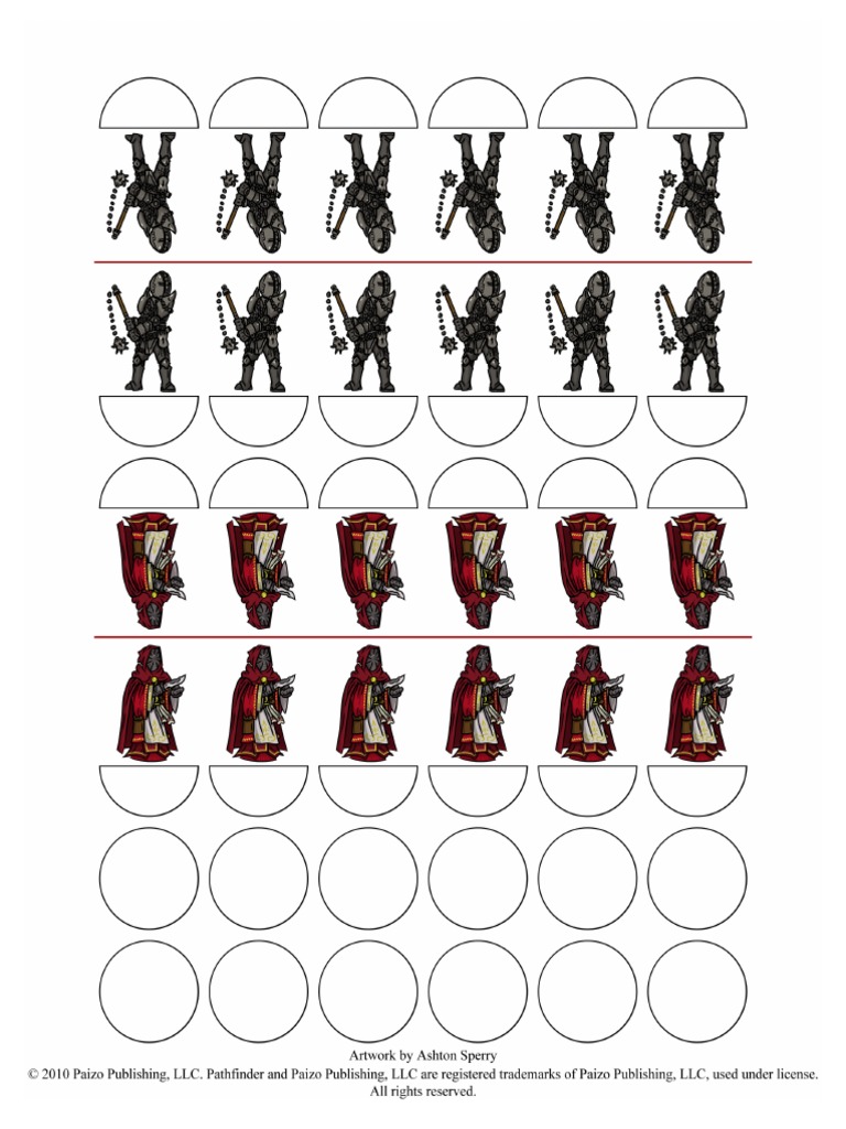 Pathfinder Paper Minis - Hellknights PDF | PDF