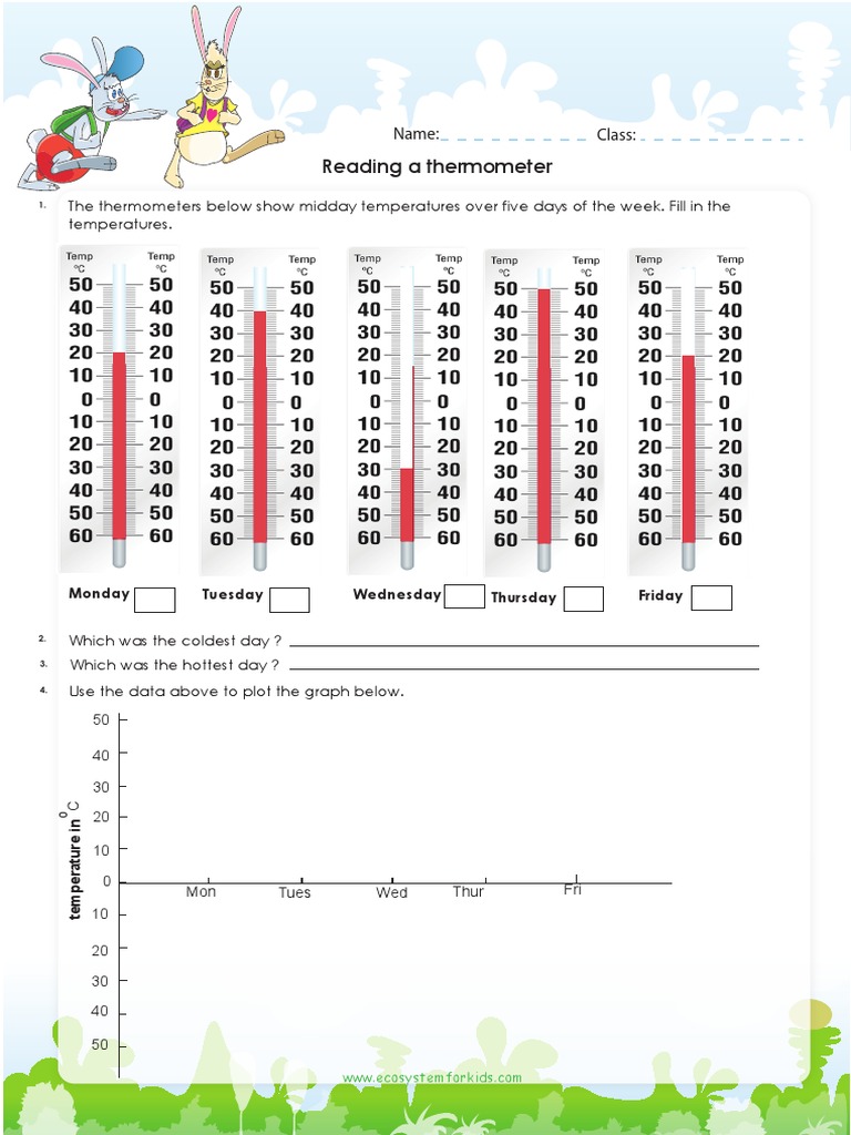 Reading Weekly Temperatures | PDF