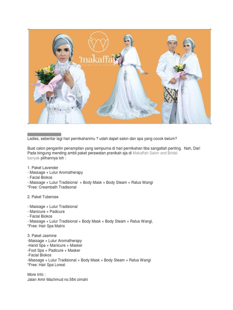 Paket Perawatan Pranikah Makaffah | PDF | Kesehatan Holistik