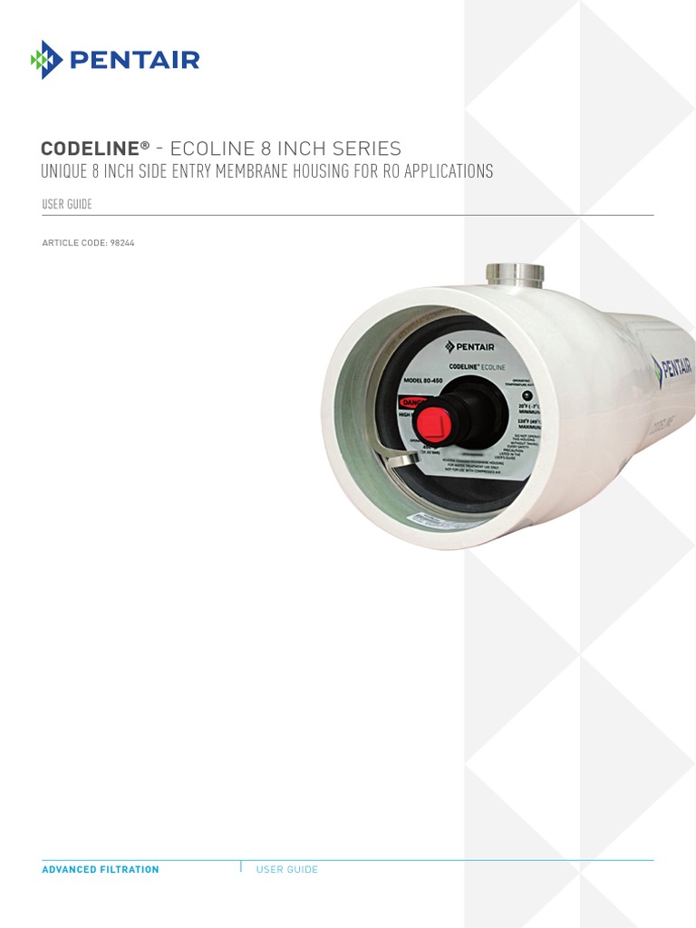 User Guide Ecoline 8 Inch | PDF | Leak | Corrosion