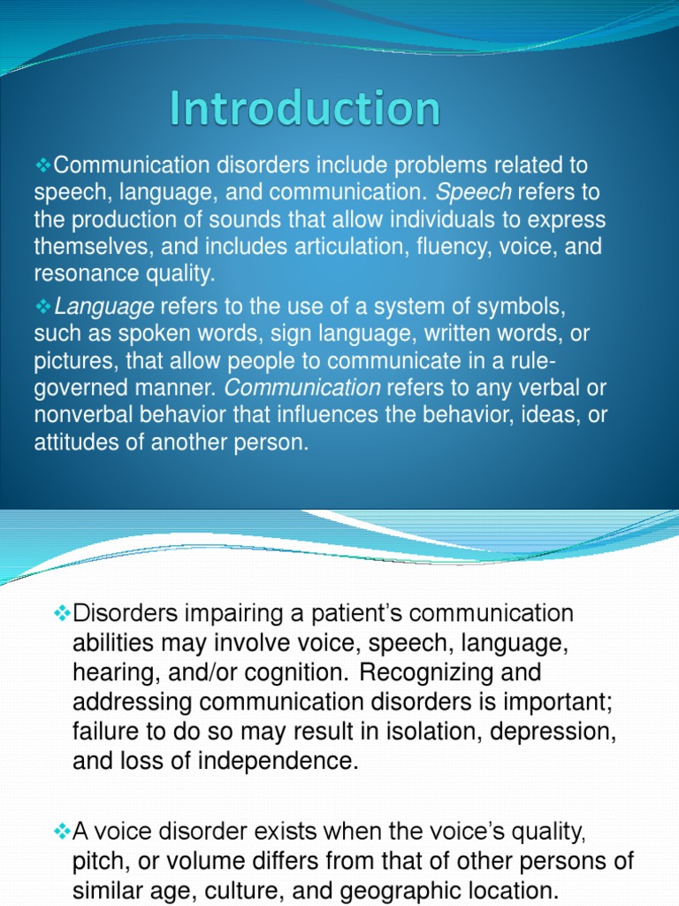 Understanding Communication Disorders | PDF | Aphasia | Speech