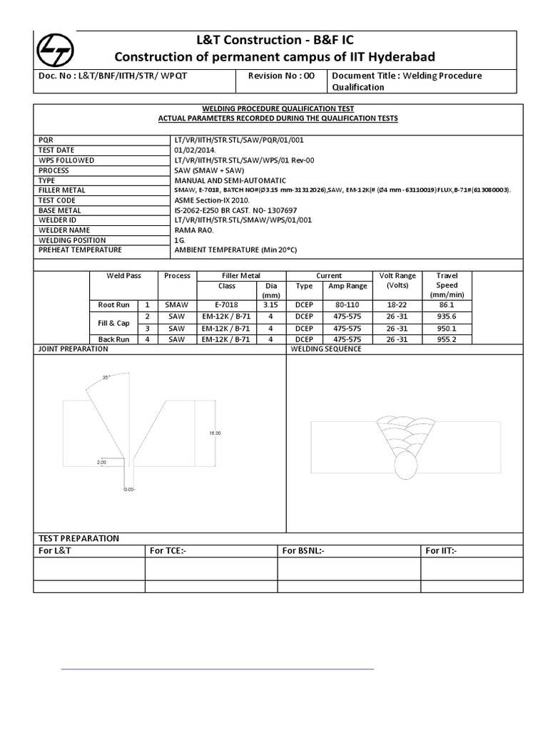 WPQT Saw | PDF | Welding | Construction