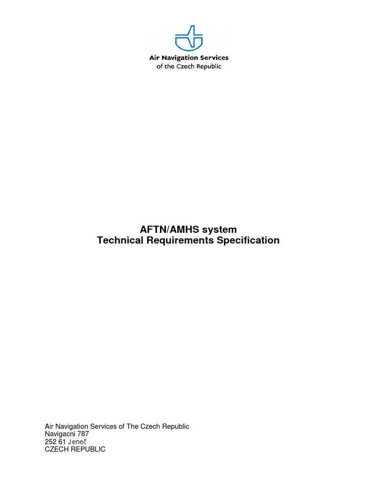 Appendix 1 of The Contract AFTN AMHS System Technical Requirements ...