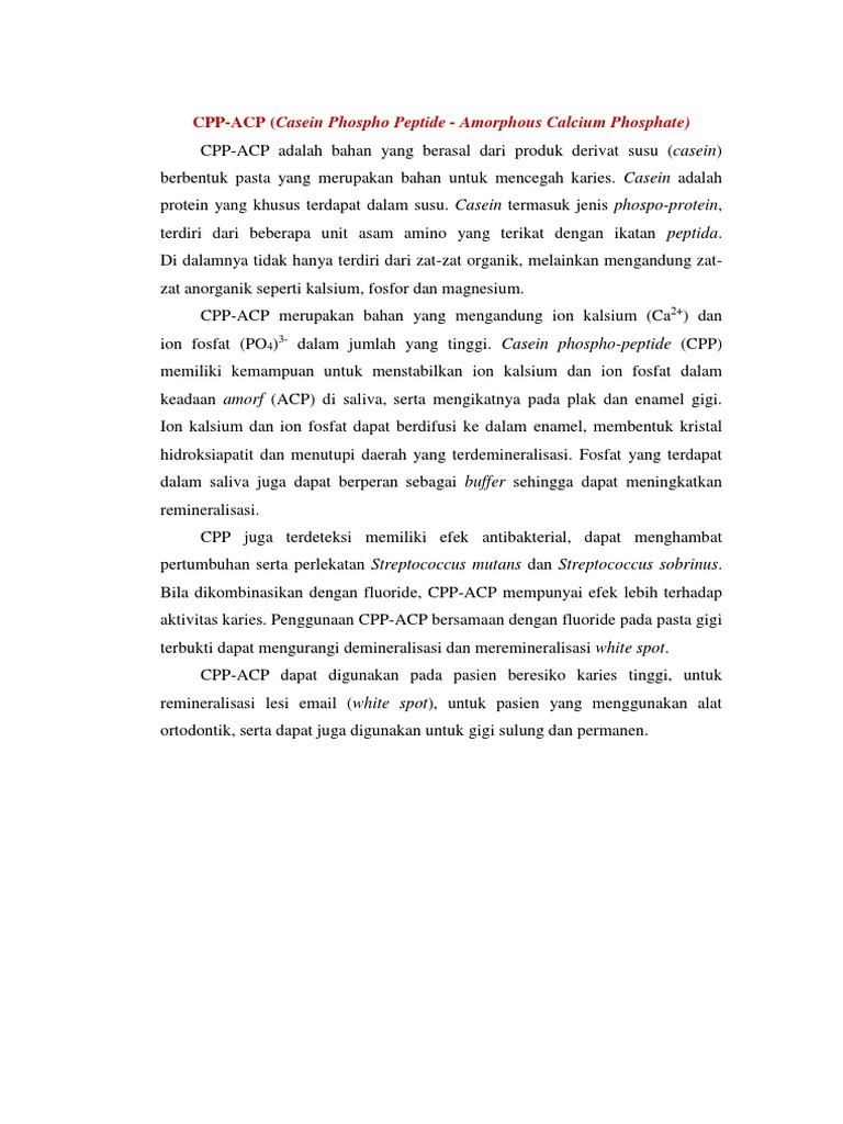 CPP Acp | PDF | Kesehatan Holistik