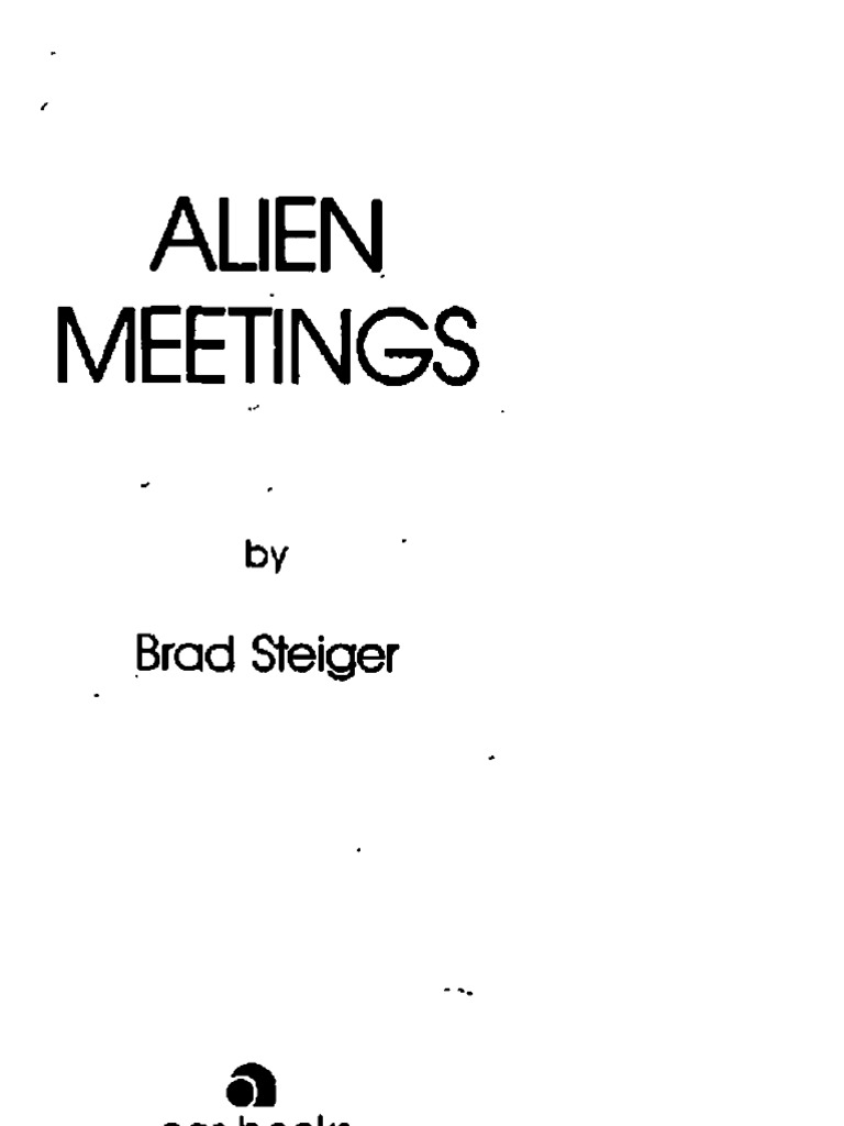 Steiger - Alien Meetings | PDF | Social Science | Young Adult