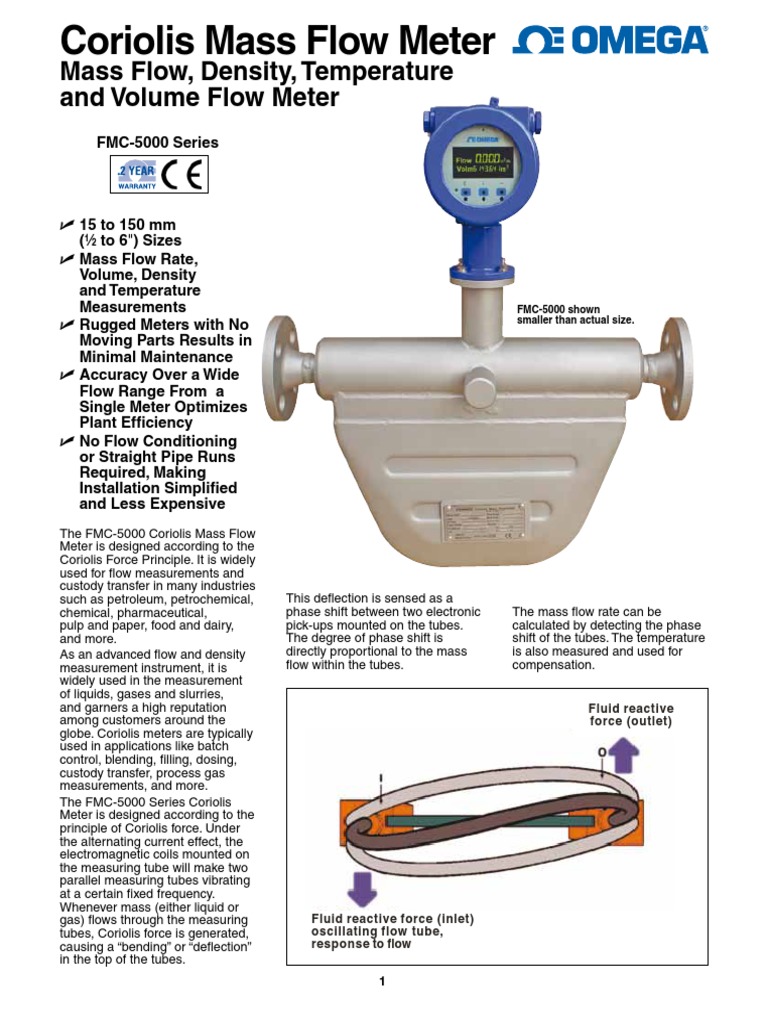 FMC 5000 | PDF | Flow Measurement | Fluid Dynamics
