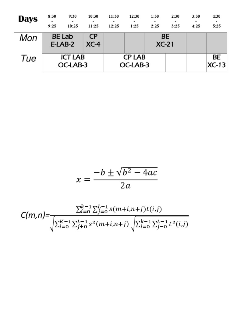 BE Lab E-LAB-2 CP XC-4 BE XC-21 Ict Lab OC-LAB-3 CP Lab OC-LAB-3 BE XC ...