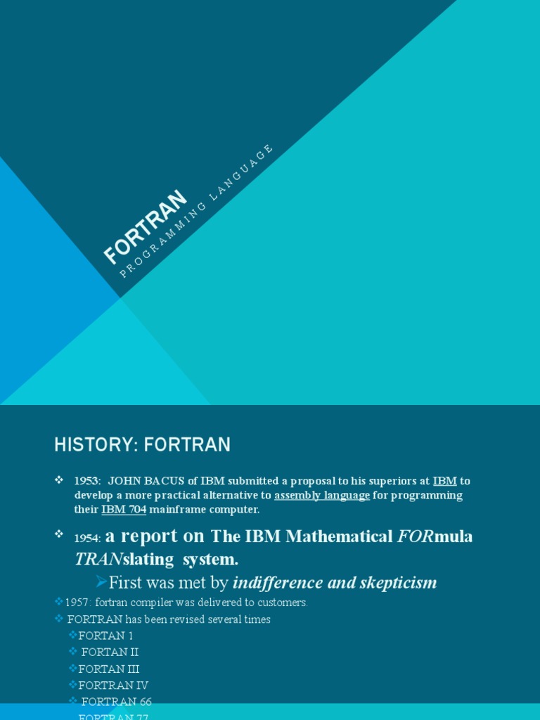 FORTRAN | PDF