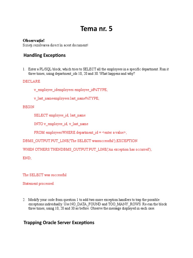 BDII Tema05 | Download Free PDF | Parameter (Computer Programming) | Pl/Sql