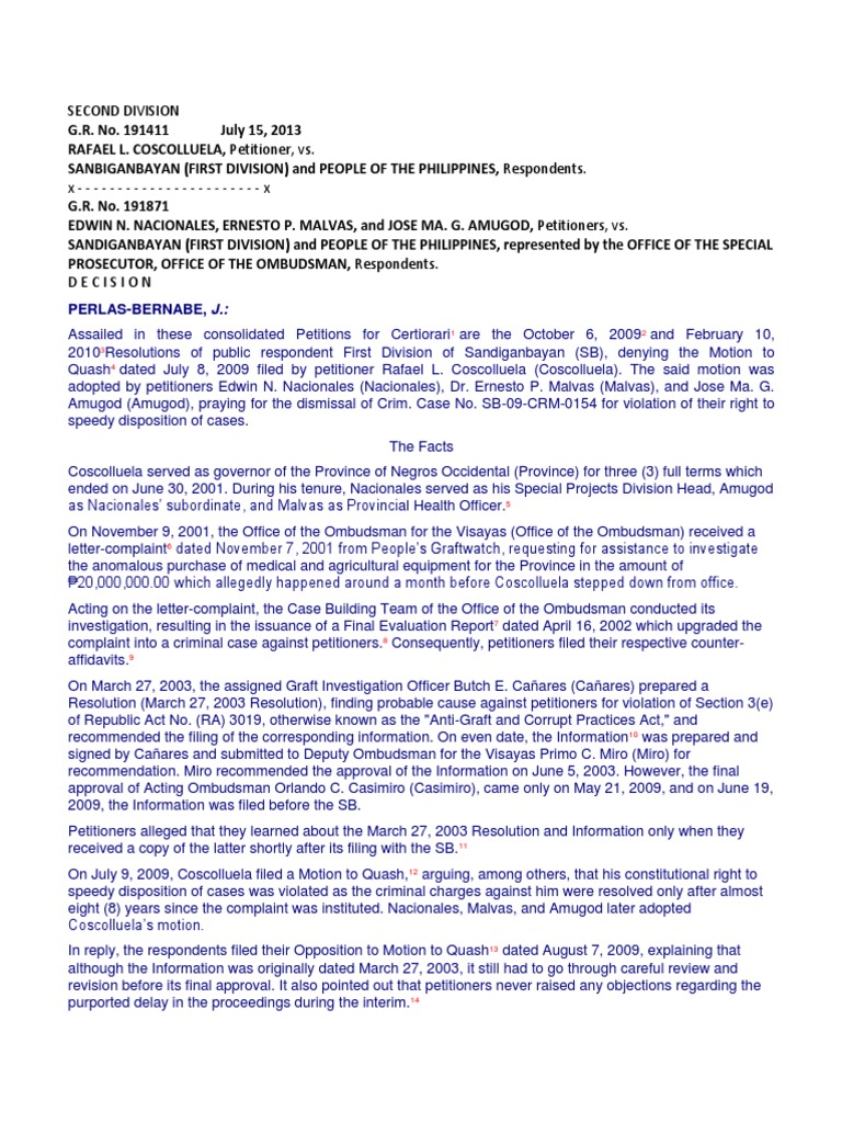 Law - Consti - Cases | PDF | Prosecutor | Complaint