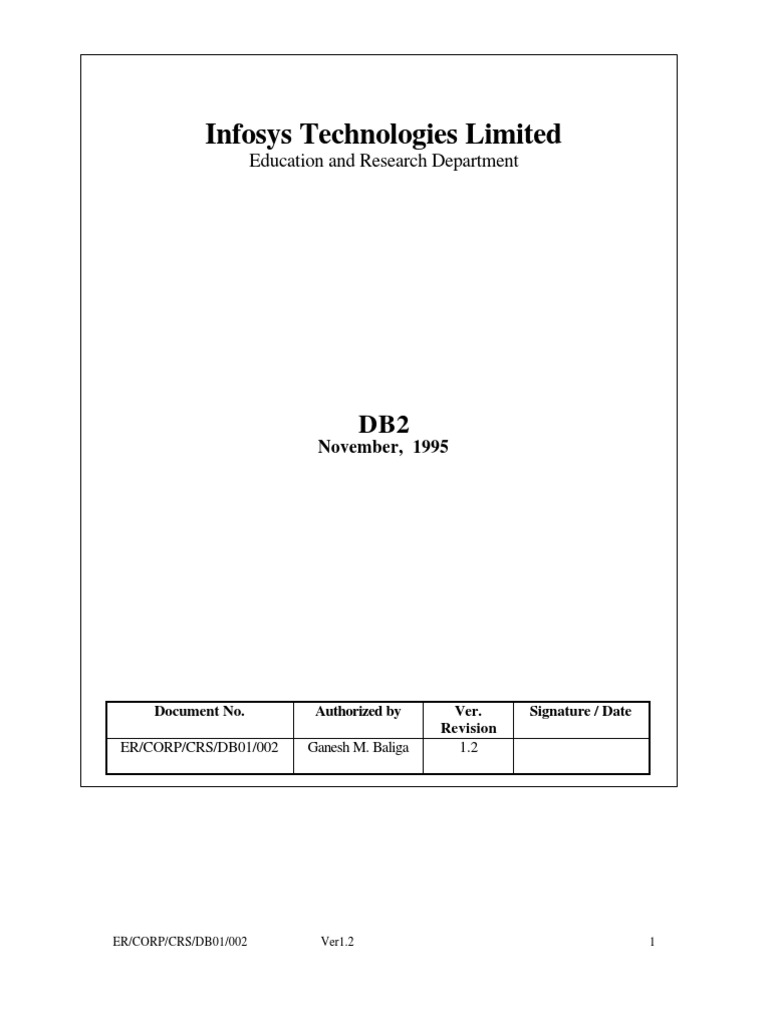 DB2 | PDF | Database Index | Ibm Db2