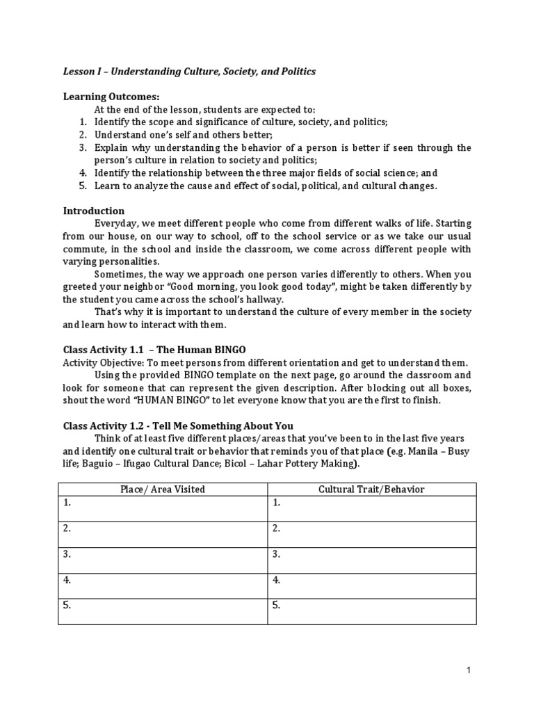 Understanding Culture Ver 2 0 | PDF | Anthropology | Sociology