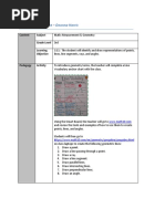 Grade 8 Design A City Lesson Plan | PDF | Angle | Cartesian Coordinate ...