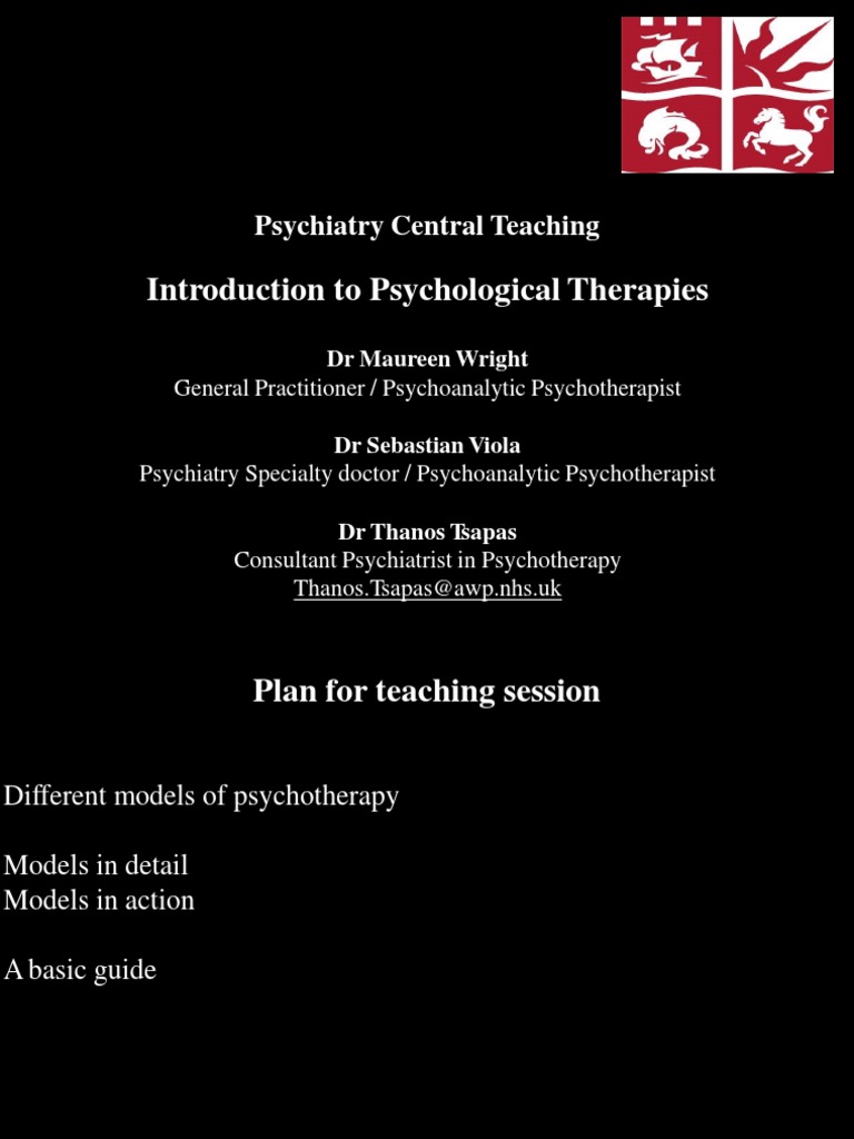 Psychological Treatments Handouts | PDF | Cognitive Behavioral Therapy ...