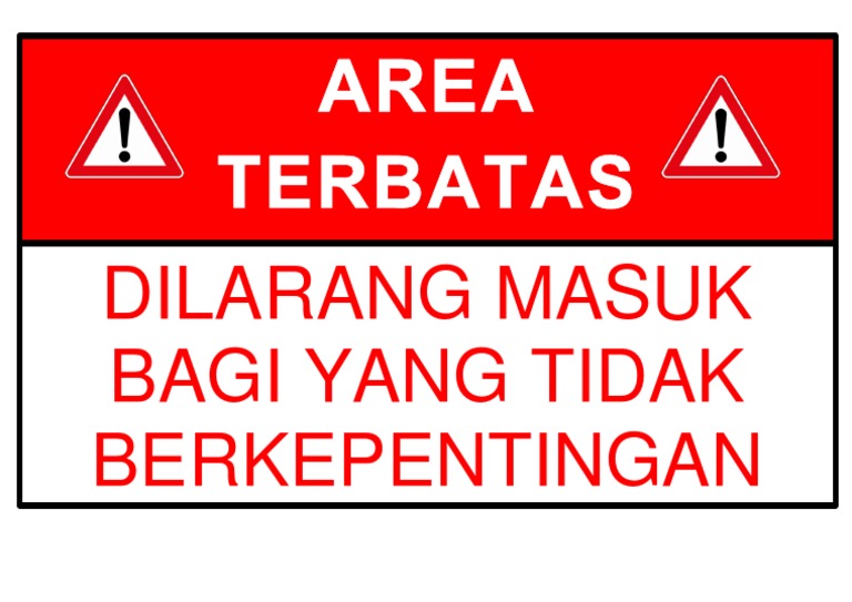 Area Terbatas | PDF