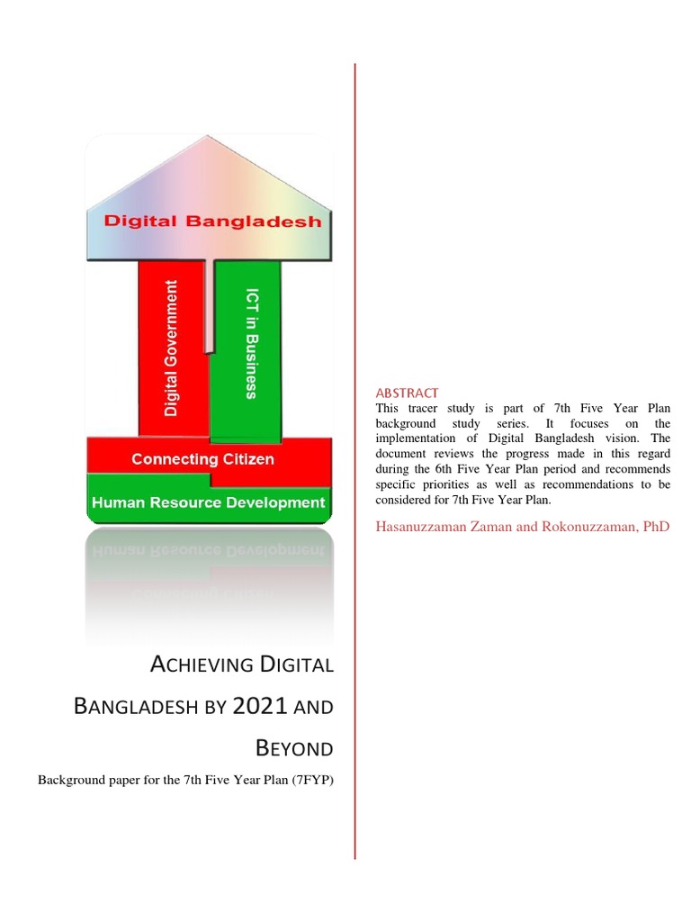 Digital Bangladesh by 2021 and Beyond | PDF | Educational Technology ...