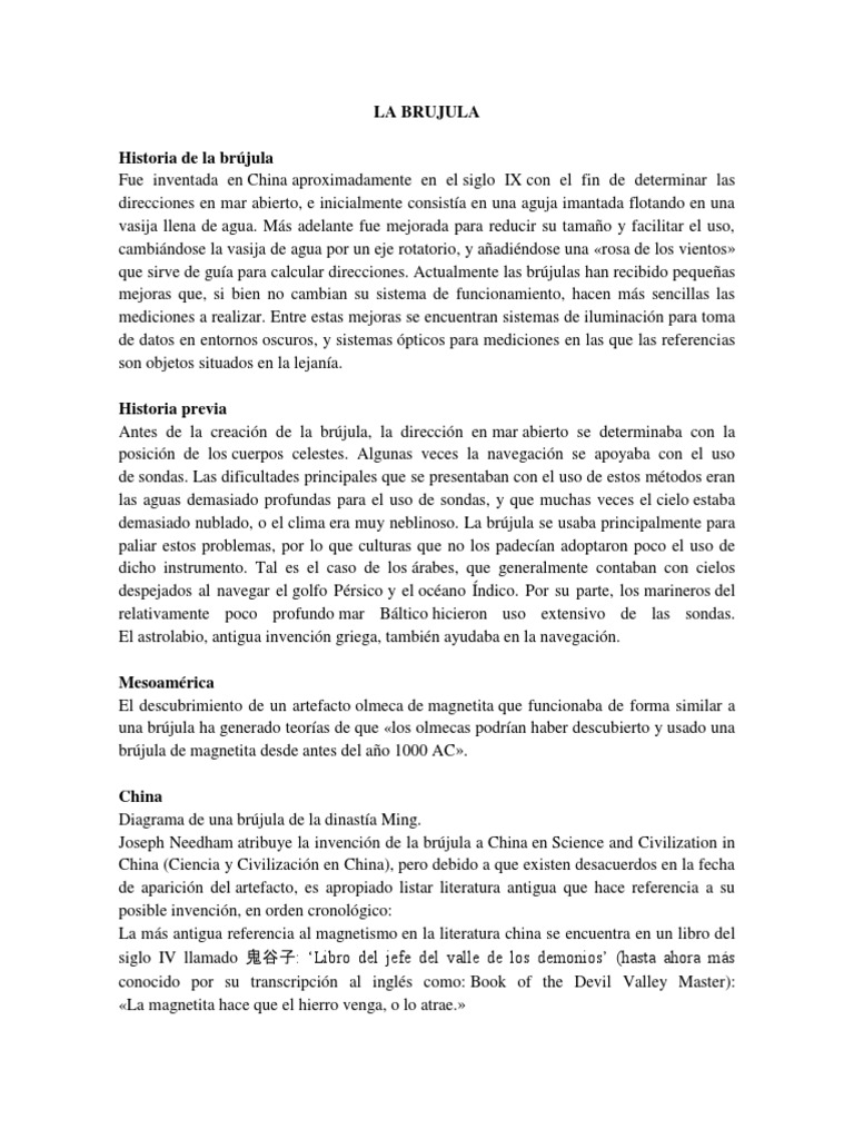 La Brujula | PDF | Brújula | Sistema de Posicionamiento Global