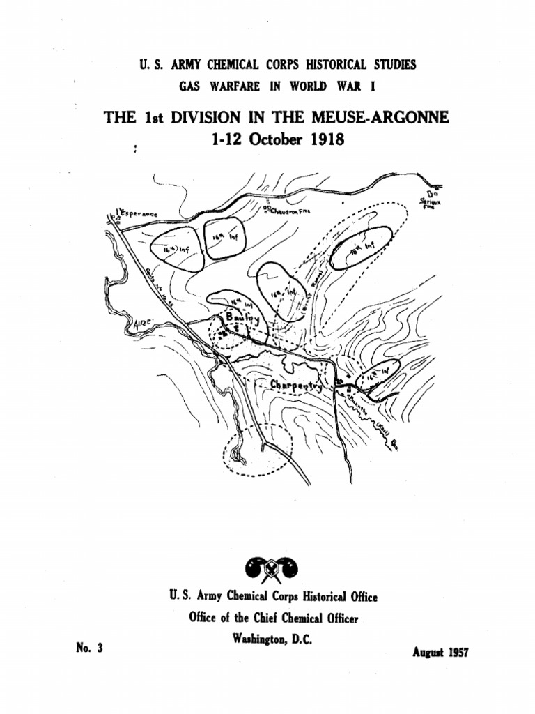 No 3-The 1st Division in The Meuse-Argonne, 1-12 Oct 1918 | PDF ...