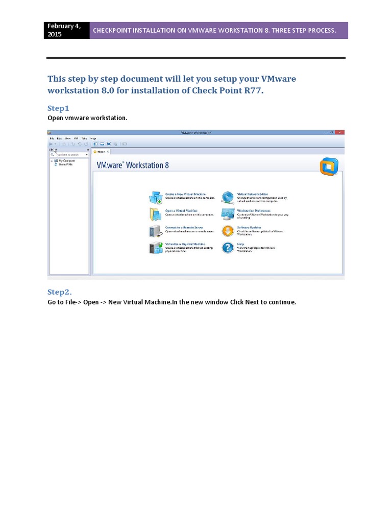 Training Setting Up Vmware Step1 | PDF | Network Interface Controller | V Mware
