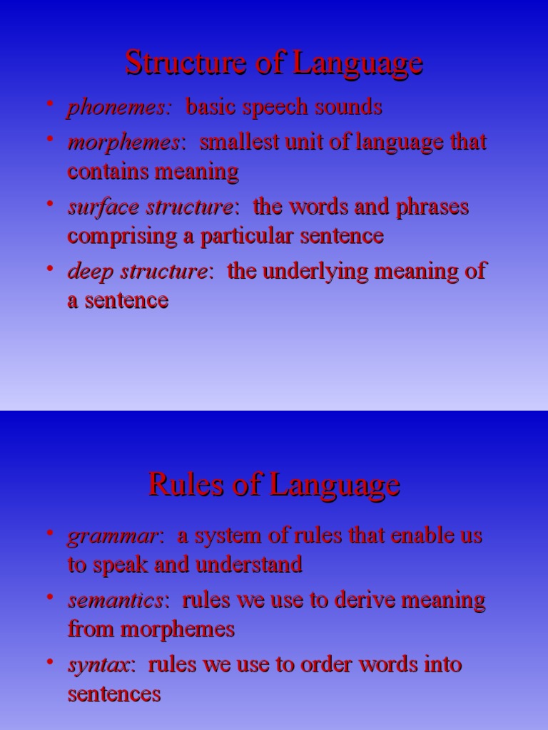 Structure of Language | PDF | Concept | Heuristic