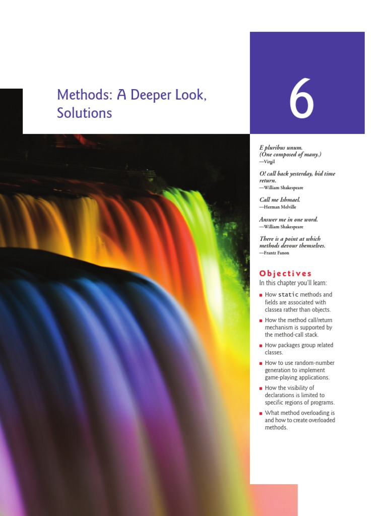 JHTP 06 Methods | PDF | Method (Computer Programming) | Parameter (Computer Programming)