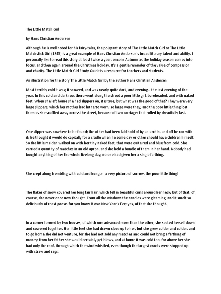 The Little Match Girl | PDF