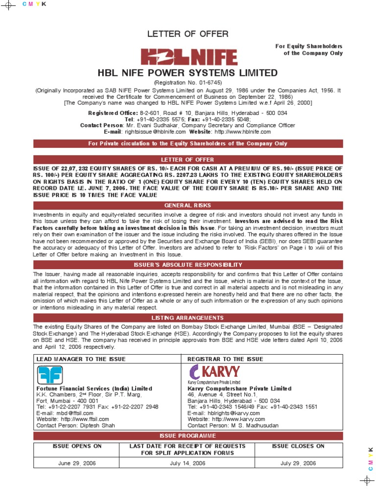 About HBL | PDF | Stocks | Investing