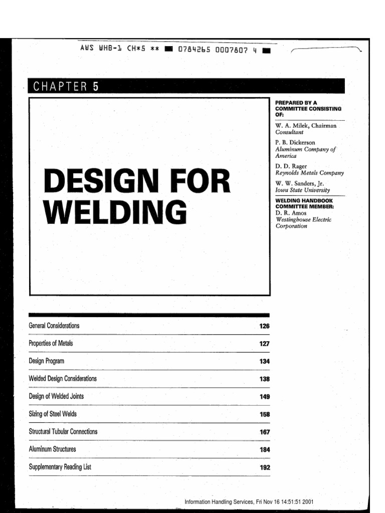 Welding Handbook CH-05 | PDF | Games & Activities | Social Science